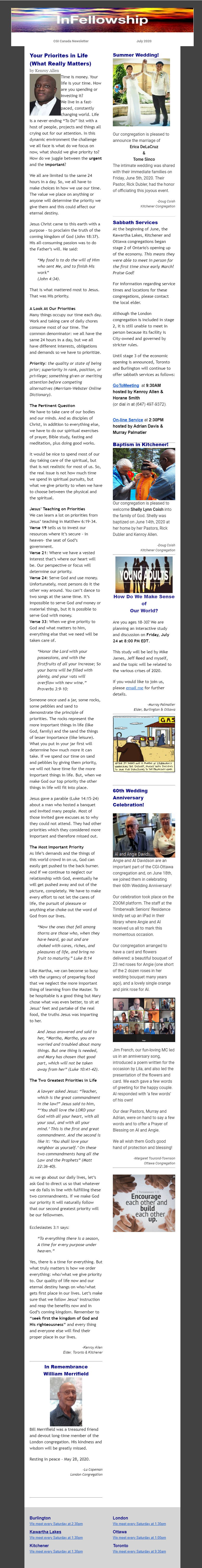 Magazines | Church of God International, Canada